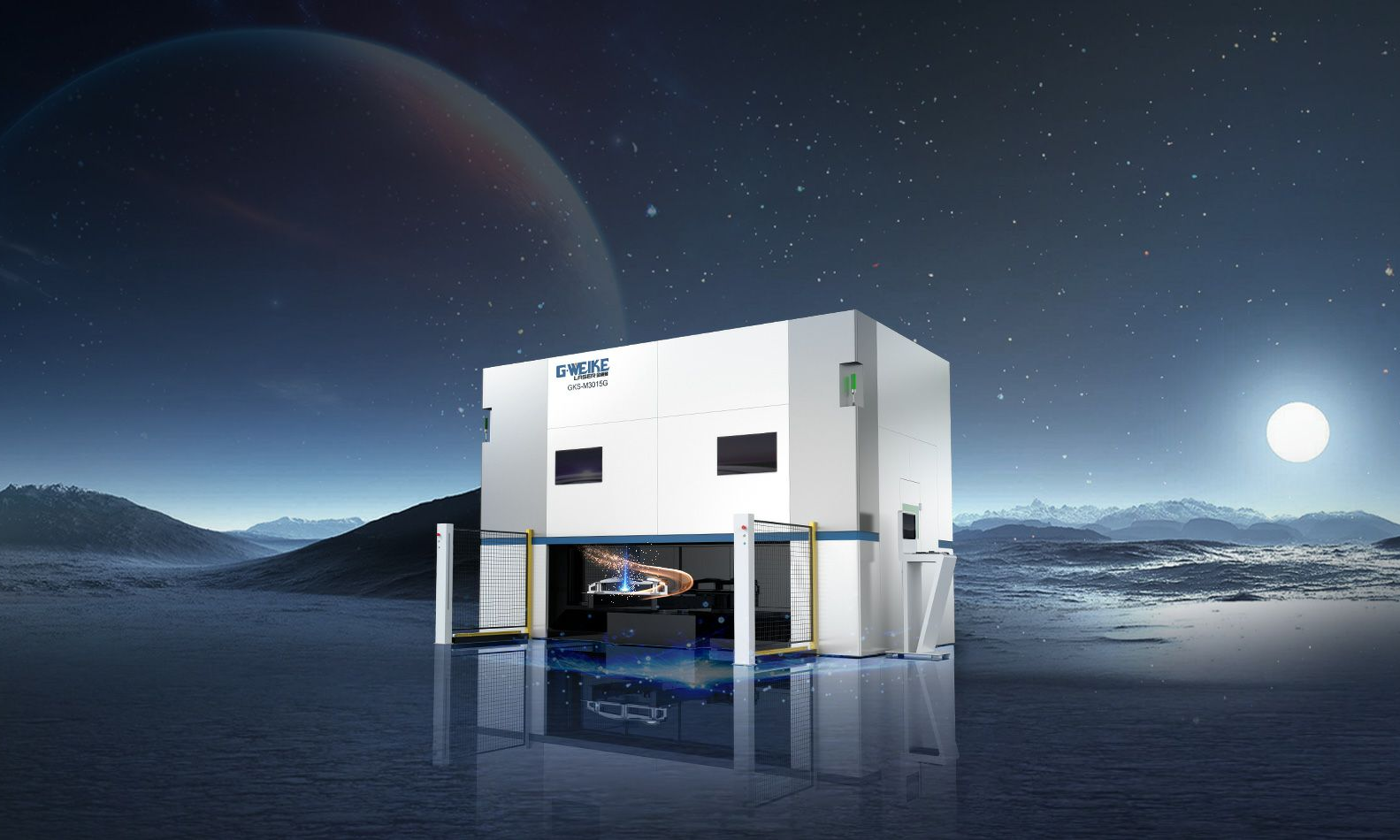 5-akselinen 3D laser leikkaus ja hitsaus kone | G·WEIKE - Rensi