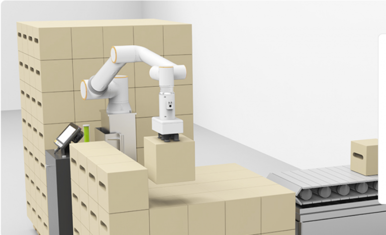 Palletointi Fairino kobotilla - Rensi